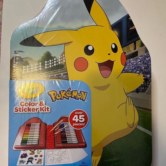 Crayola | Toys | Crayola Pokmon Color Sticker Kit With Eevee | Poshmark